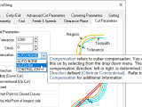Visualcam Faqs General Training How To Use Cutter Compensation
